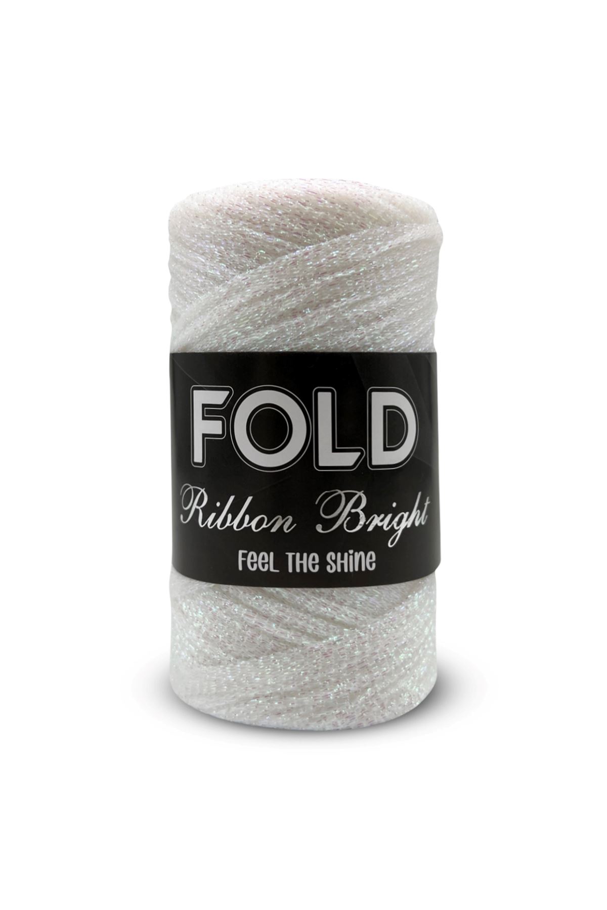 Ribbon Bright Gold - Simli Ribbon Örgü İpi %100 Premium Sim Lase